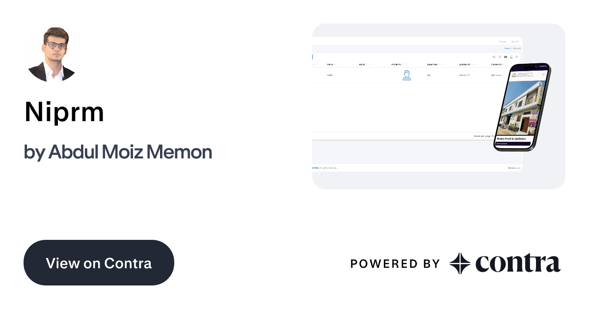 Niprm by Abdul Moiz Memon
