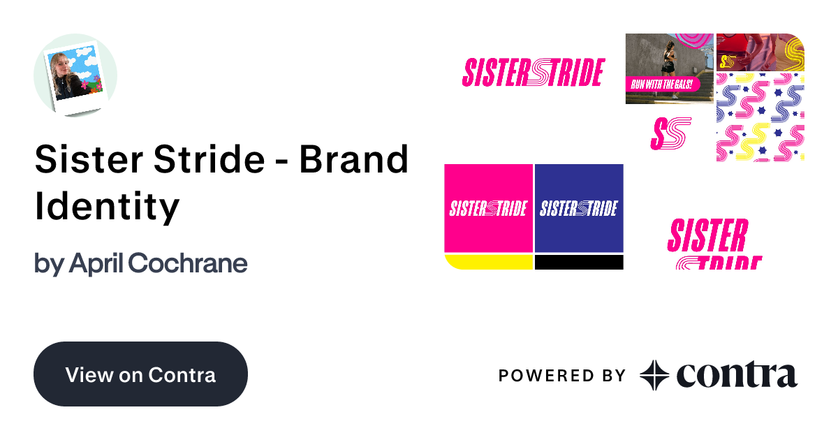 Sister Stride - Brand Identity by April Cochrane