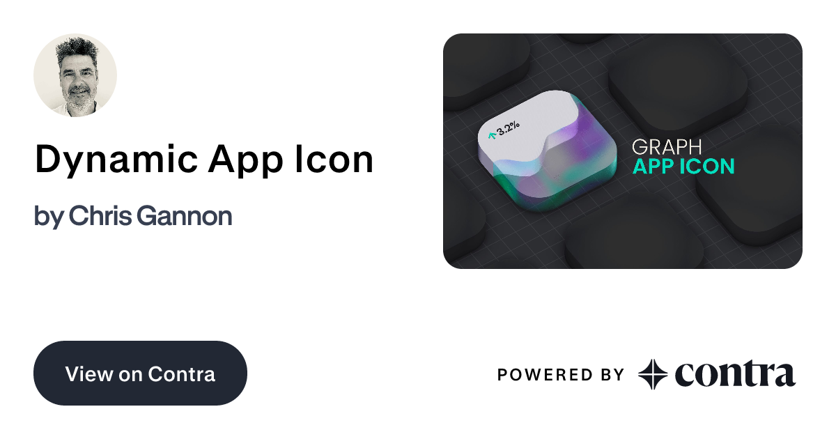 Dynamic App Icon by Chris Gannon