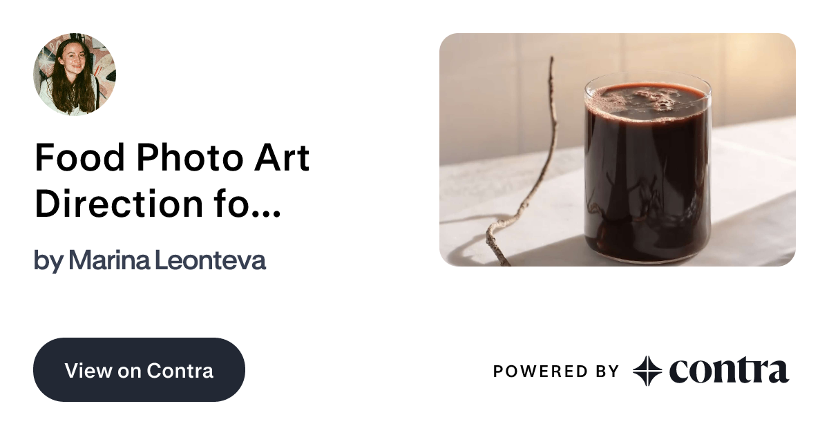 Food Photo Art Direction for FoodTech by Marina Leonteva