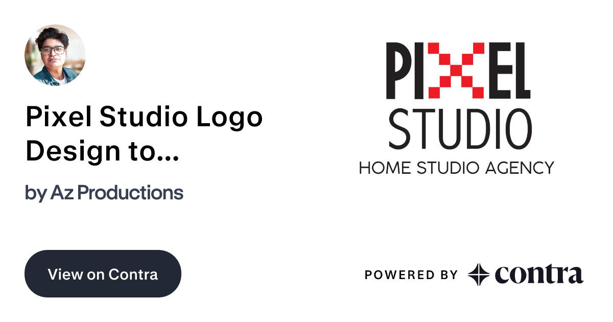 Pixel Studio Logo Design to Business Stationery Design by Az Productions