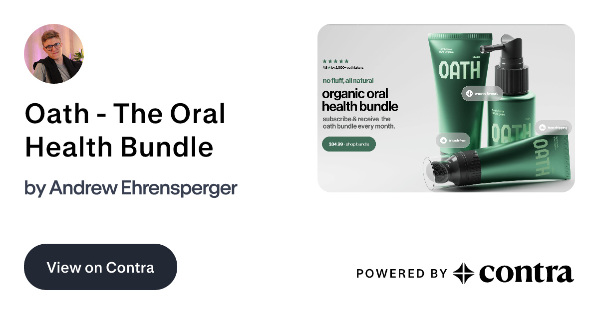 Oath - The Oral Health Bundle by Andrew Ehrensperger
