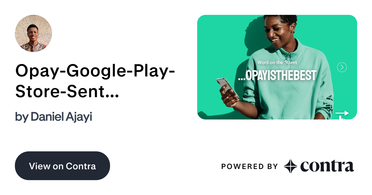 Opay-Google-Play-Store-Sentiment-Analysis by Daniel Ajayi