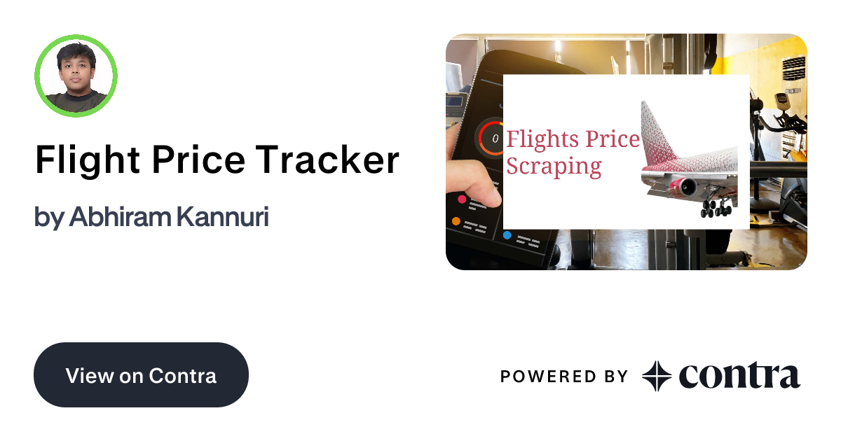 Flight Price Tracker by Abhiram Kannuri