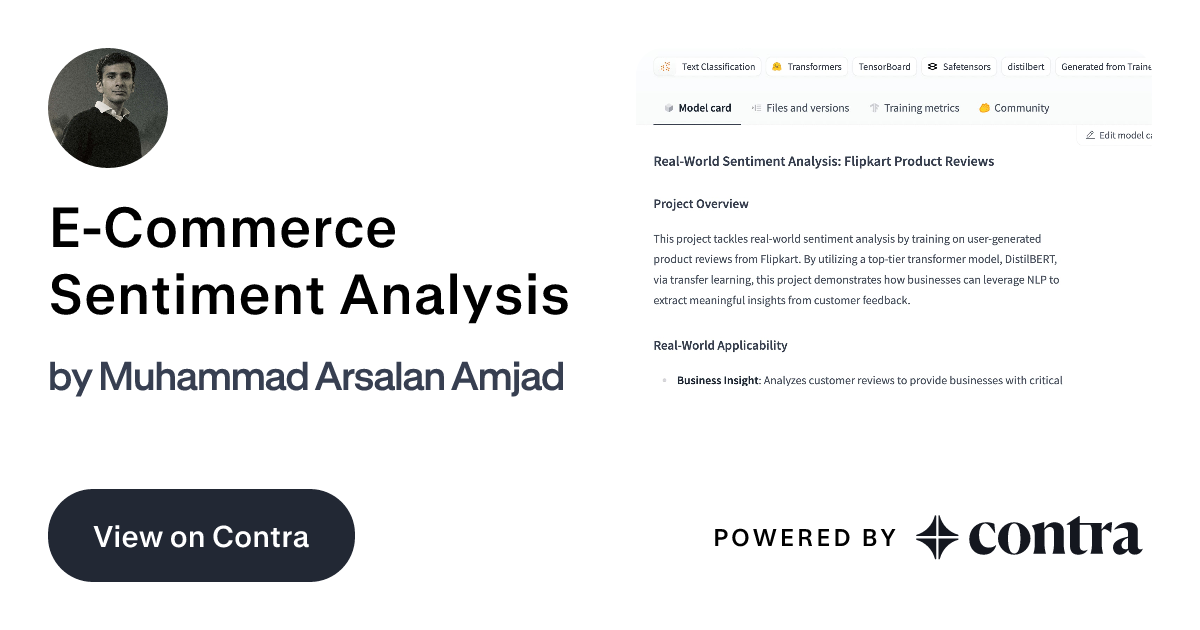 E-Commerce Sentiment Analysis by Muhammad Arsalan Amjad