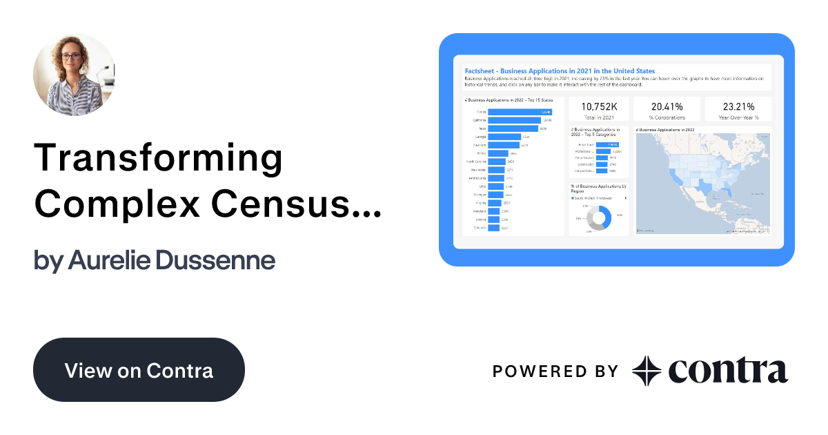 Transforming Complex Census Data into Actionable Insights by Aurelie ...