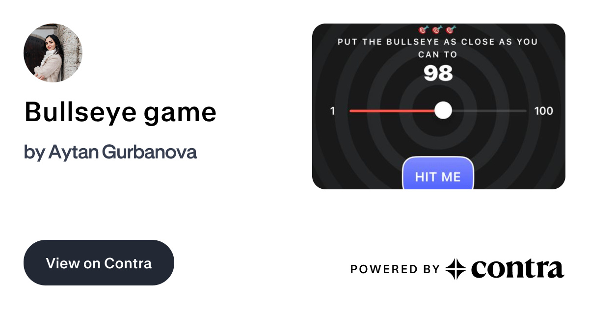Bullseye game by Aytan Gurbanova