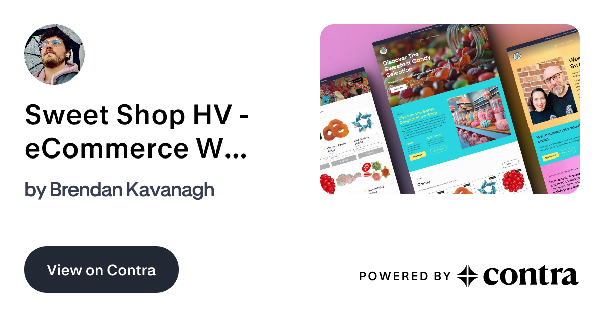 Sweet Shop HV - eCommerce Website by Brendan Kavanagh