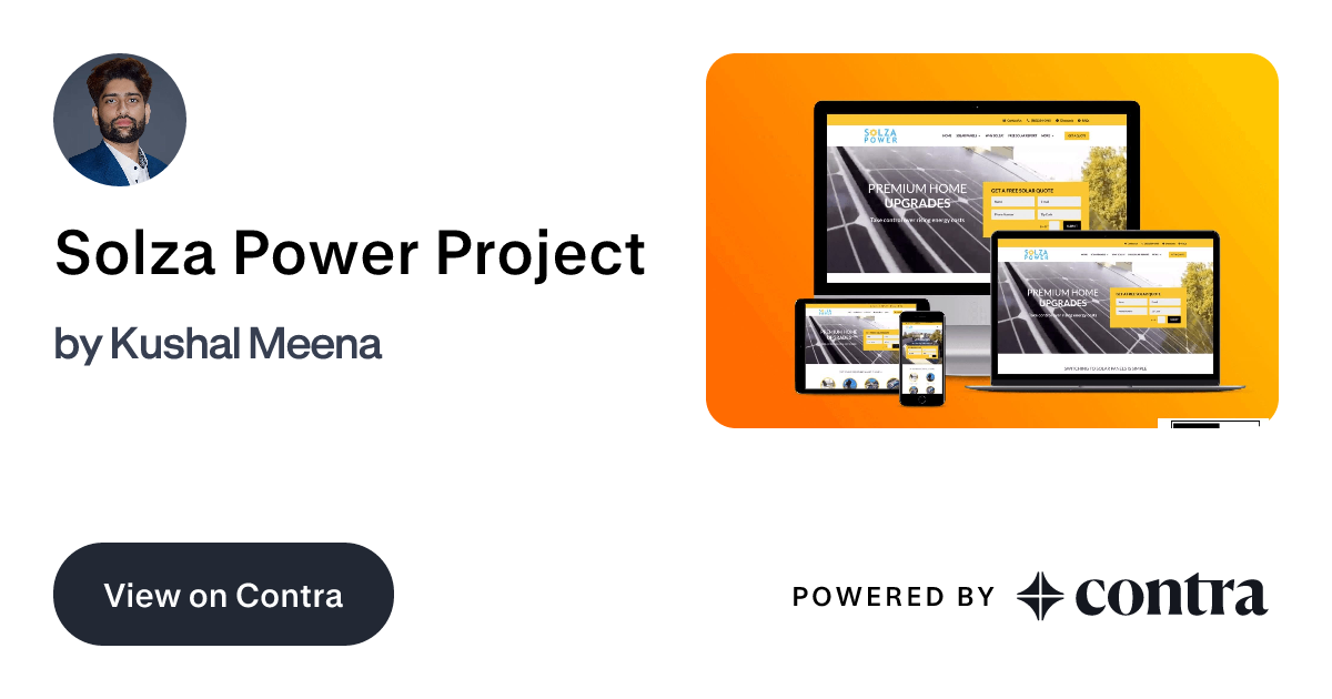 Solza Power Project by Kushal Meena