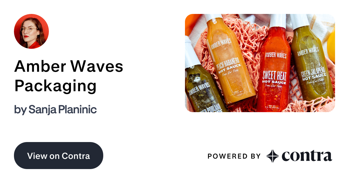 Amber Waves Packaging by Sanja Planinic