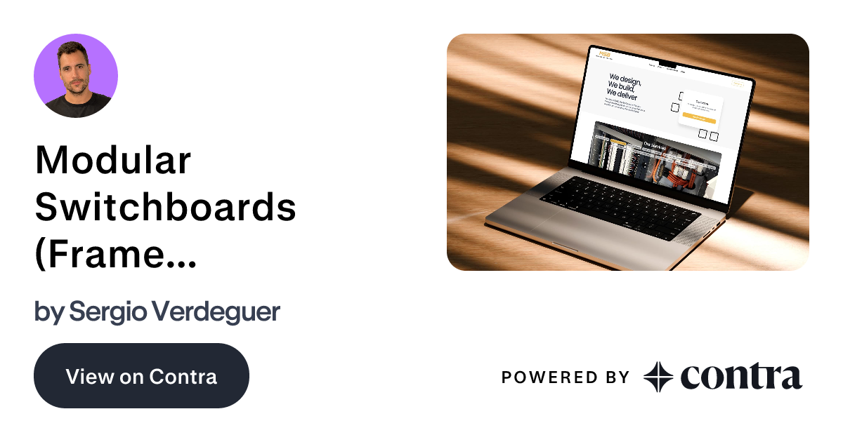 Modular Switchboards (Framer Development) by Sergio Verdeguer