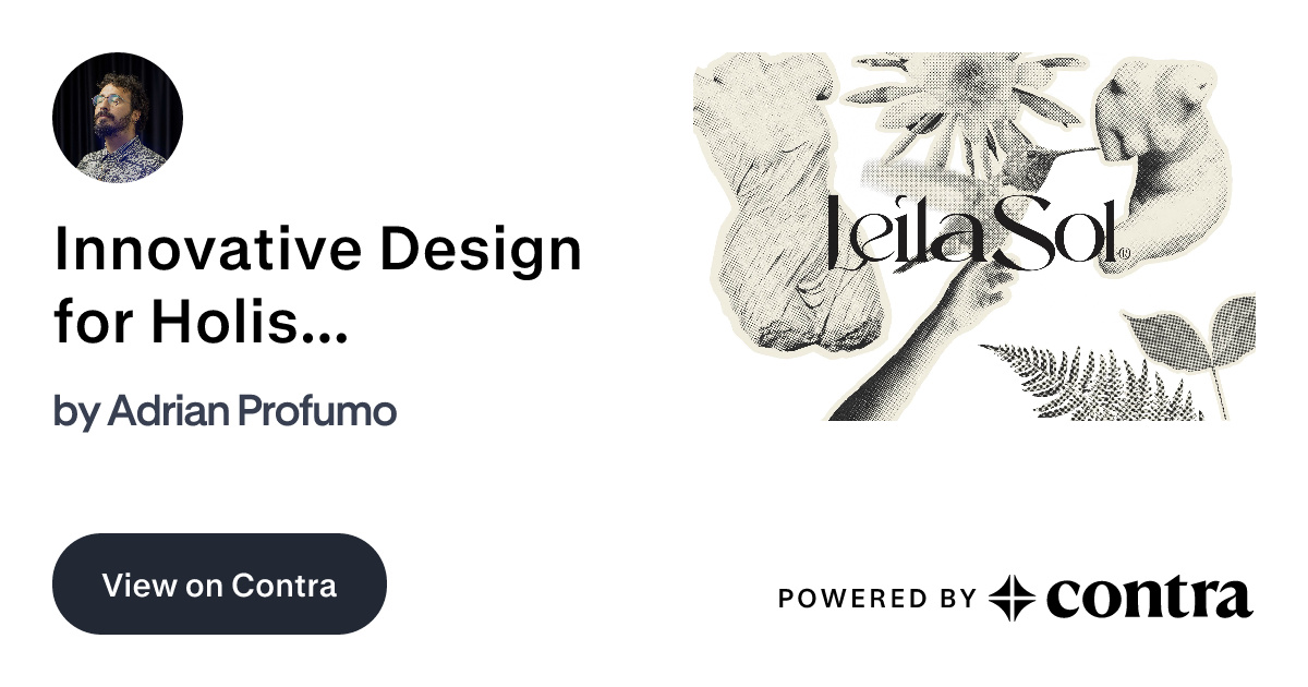 Innovative Design for Holistic Brand by Adrian Profumo