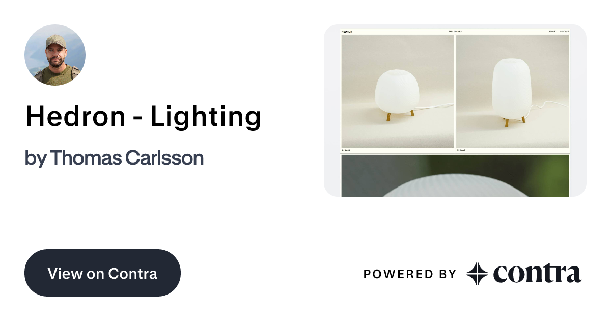 Hedron - Lighting by Thomas Carlsson