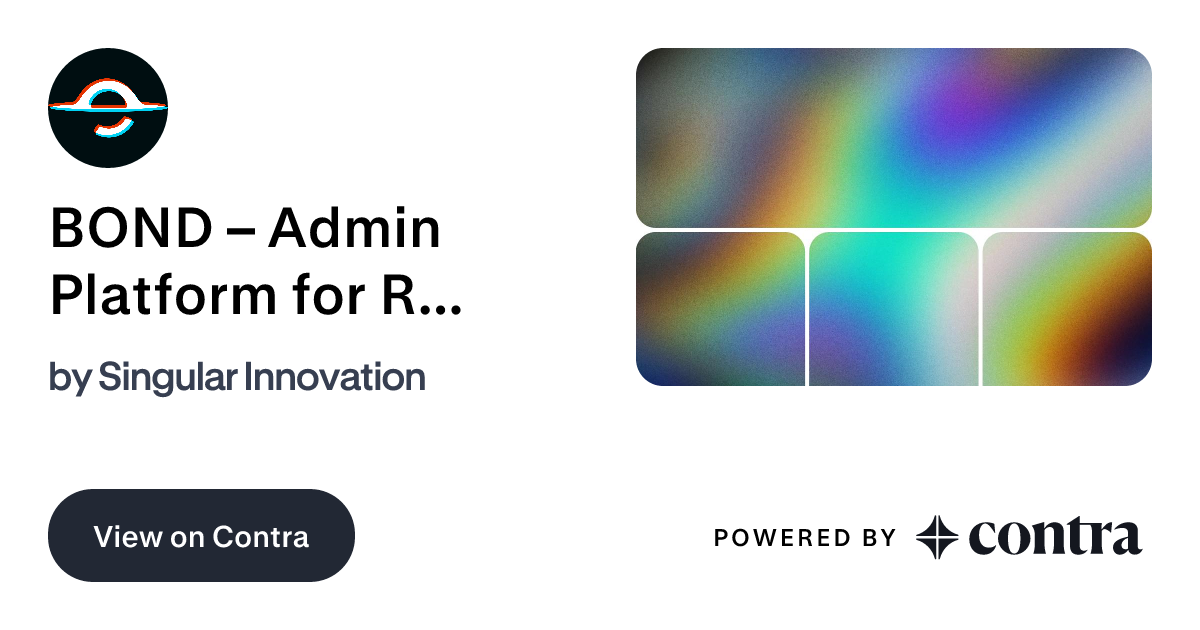 BOND – Admin Platform for Remote Team Culture App by Singular Innovation