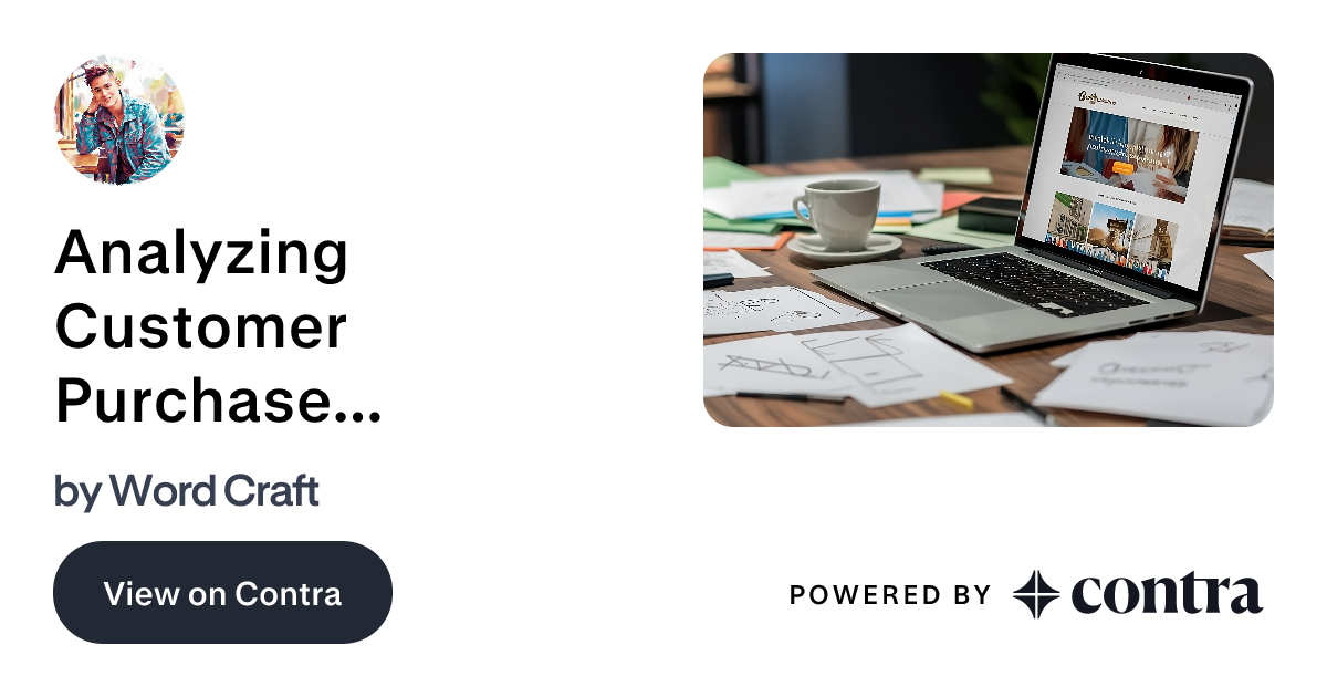 Analyzing Customer Purchase Patterns by Word Craft