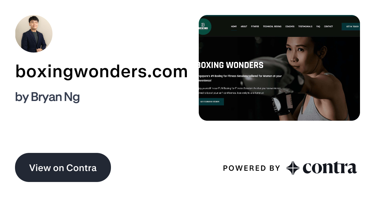 boxingwonders.com by Bryan Ng