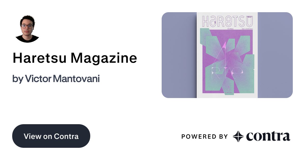 Haretsu Magazine by Victor Mantovani