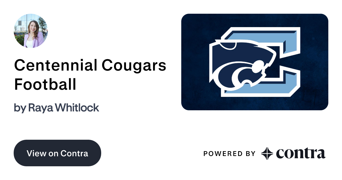 Centennial Cougars Football by Raya Whitlock