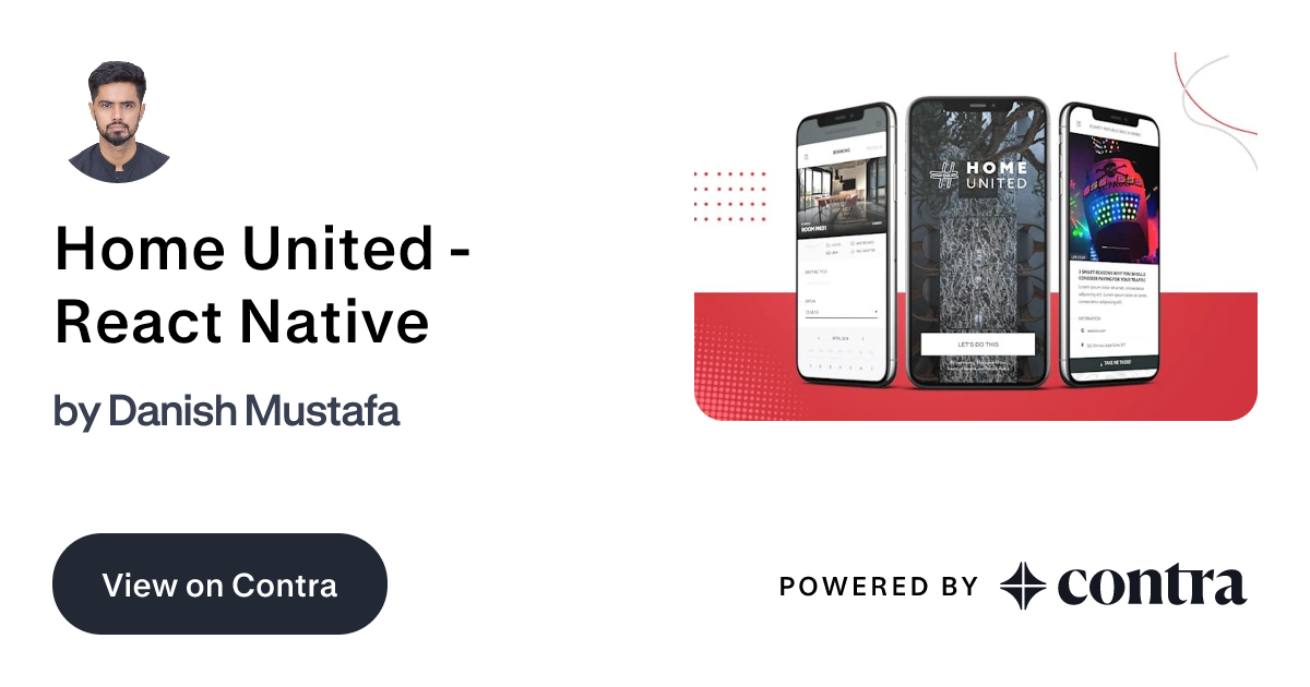 Home United - React Native by Danish Mustafa