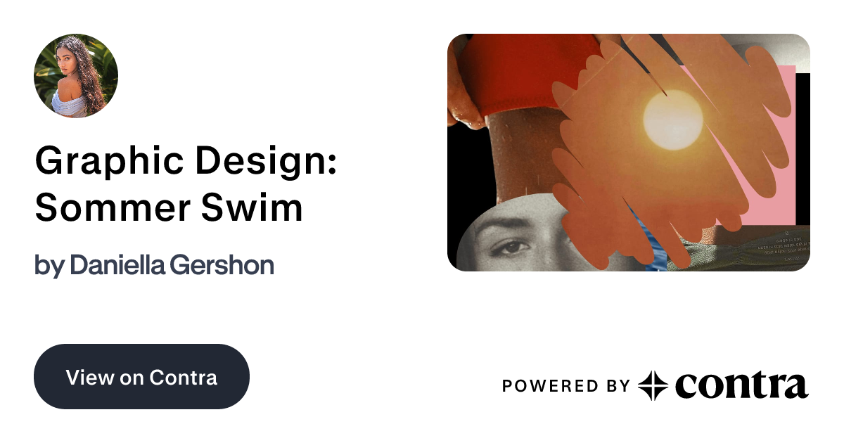 Graphic Design: Sommer Swim by Daniella Gershon
