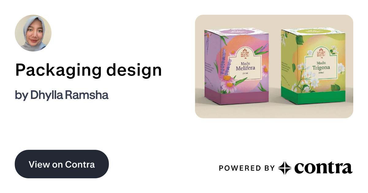 Packaging design by Dhylla Ramsha