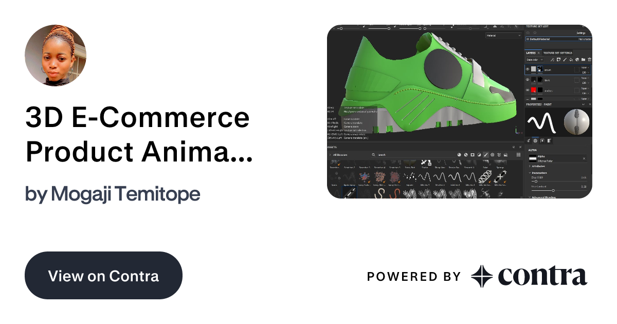 3D E-Commerce Product Animations Showcase by Mogaji Temitope
