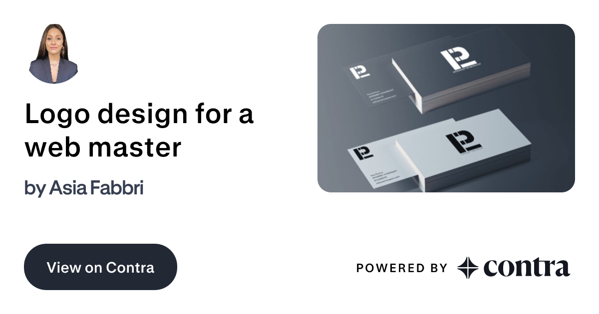 Logo design for a web master by Asia Fabbri
