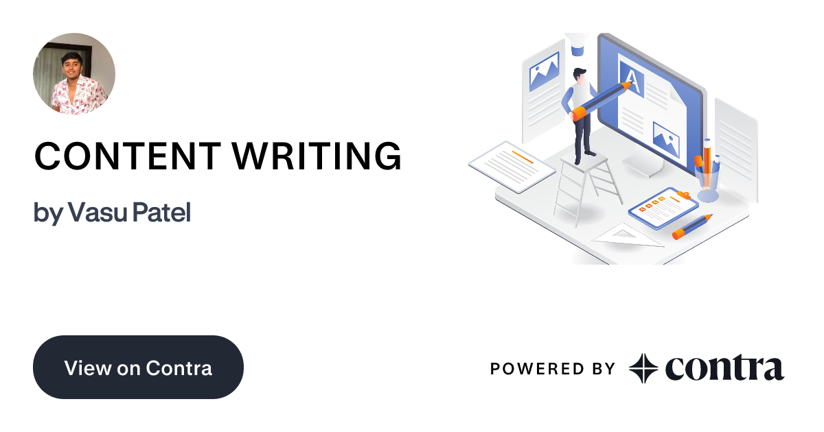 CONTENT WRITING by Vasu Patel