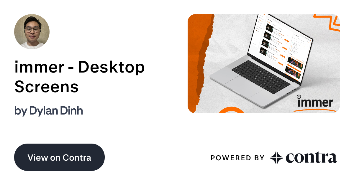 immer - Desktop Screens by Dylan Dinh