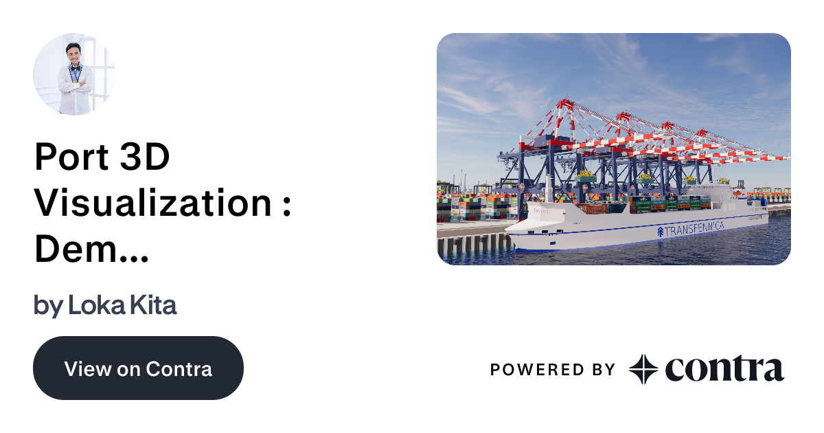 Port 3D Visualization : Demak Port by Loka Kita