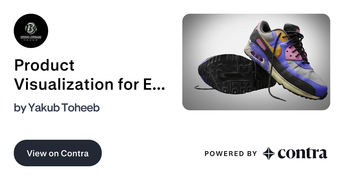 Product Visualization for E-commerce (3D Shoe by Yakub Toheeb