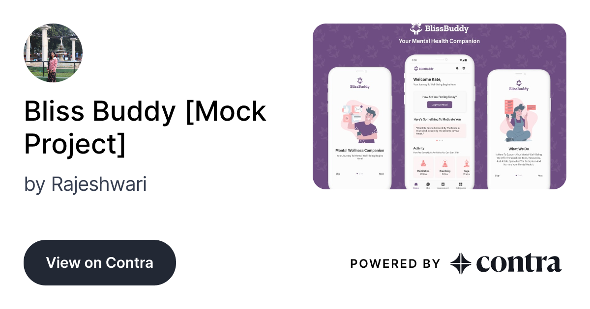 Bliss Buddy [mock Project] By Rajeshwari