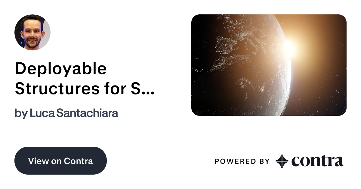 Deployable Structures For Space Applications By Luca Santachiara