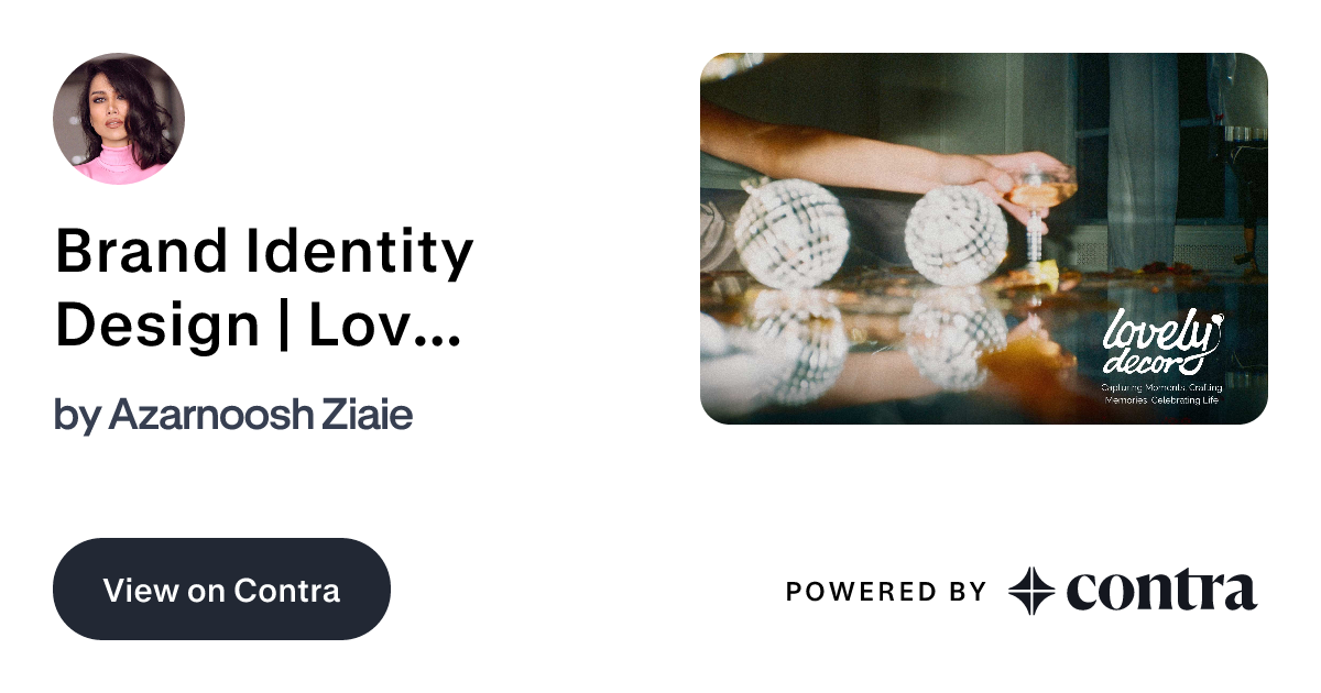 Brand Identity Design | Lovely Decor by Azarnoosh Ziaie
