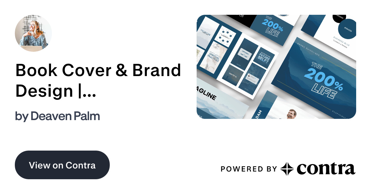 Book Cover & Brand Design | The 200% Life by Deaven Palm