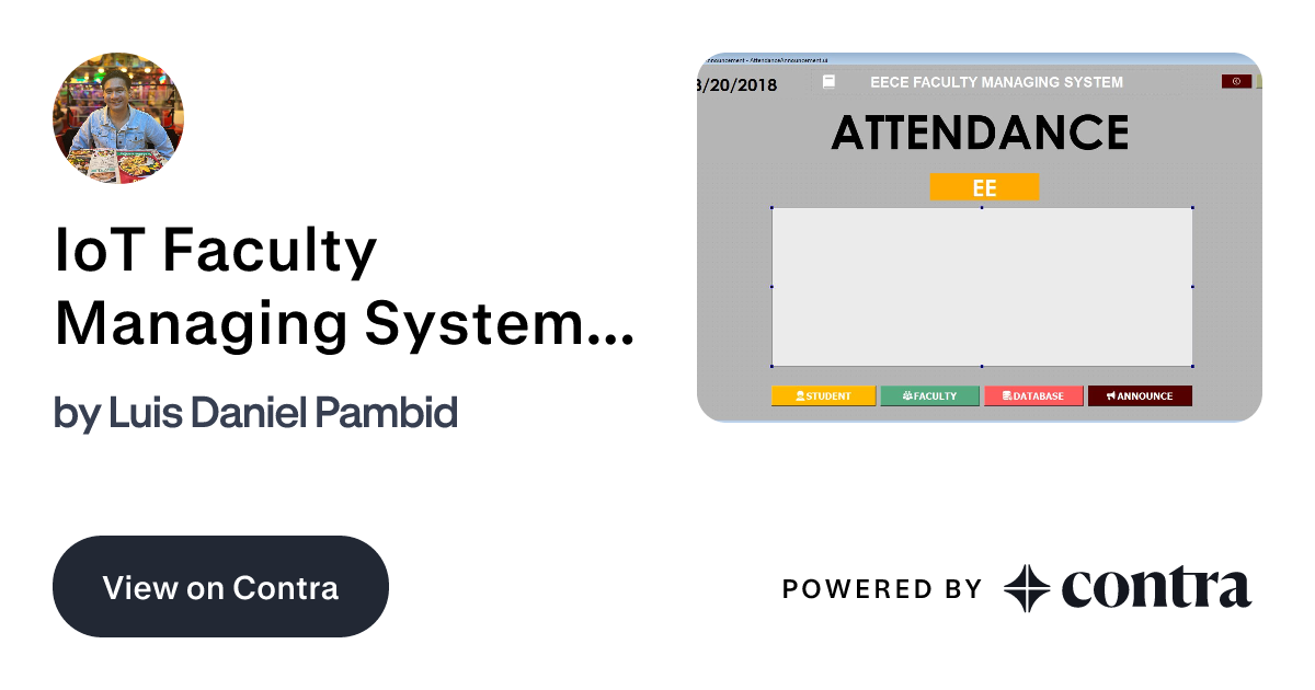 IoT Faculty Managing System using Raspberry Pi and Power Saving by Luis ...
