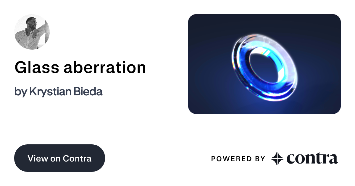 Glass aberration by Krystian Bieda