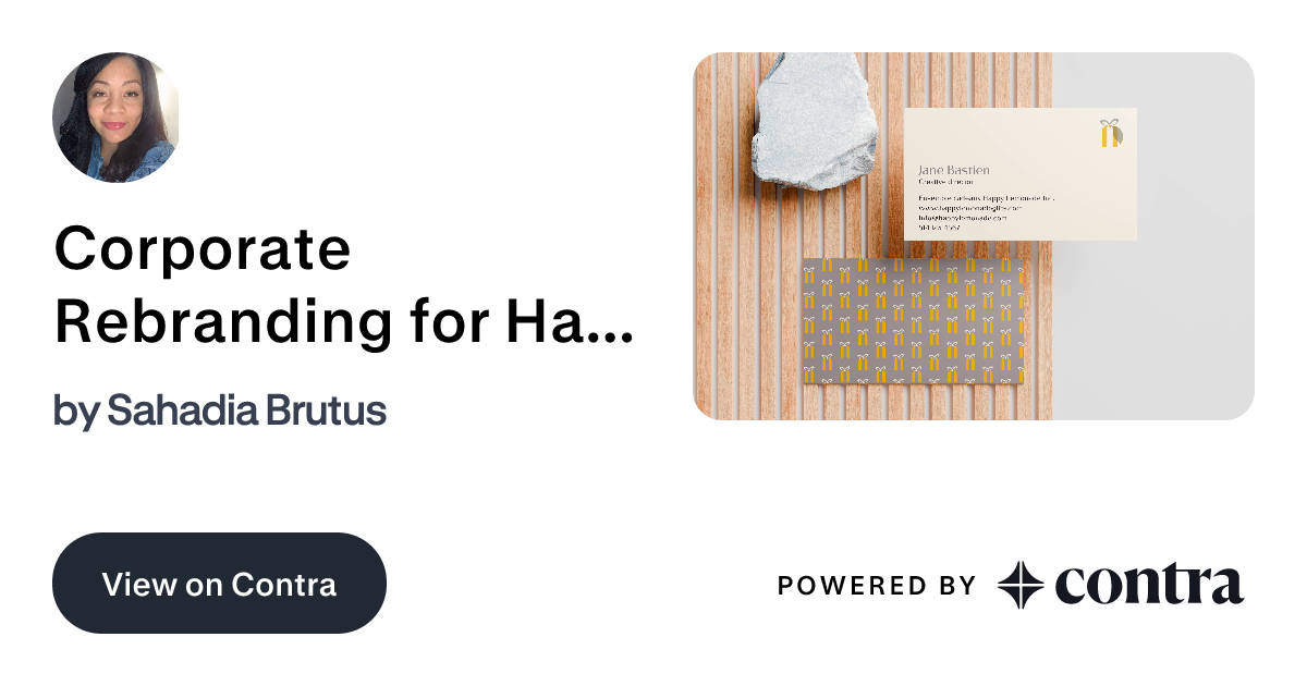 Corporate Rebranding for Happy Lemonade Gifts by Sahadia Brutus