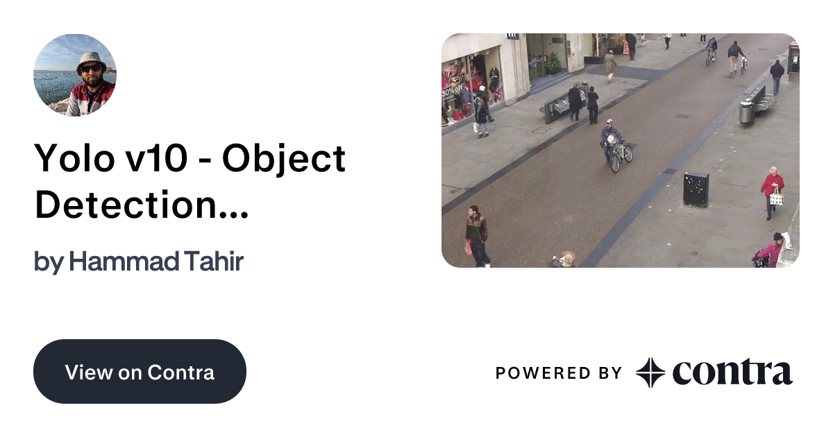 Yolo V10 Object Detection And Tracking By Hammad Tahir