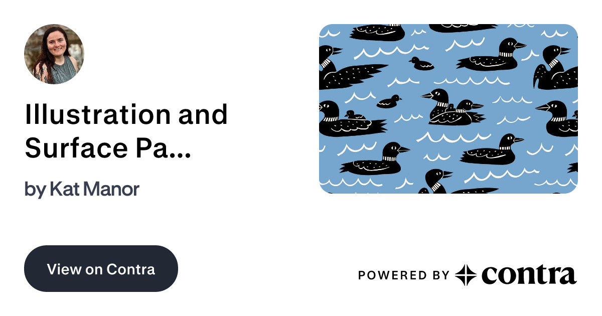 Illustration and Surface Pattern Design by Kat Manor