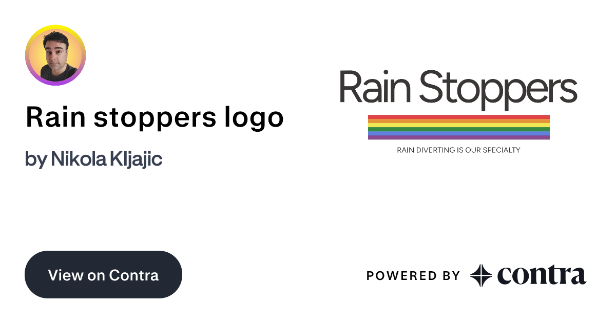 Rain stoppers logo by Nikola Kljajic