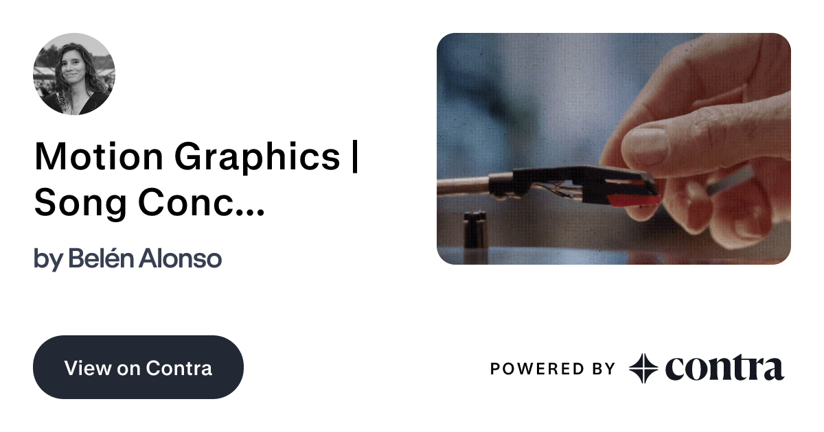 Motion Graphics | Song Concepts by Belén Alonso