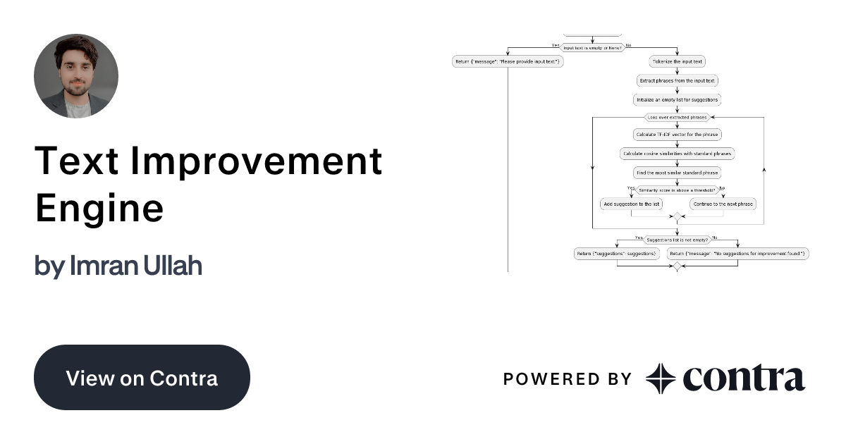 Text Improvement Engine by Imran Ullah