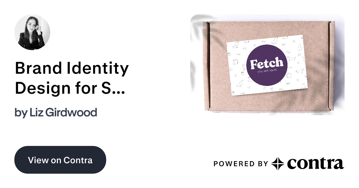 Brand Identity Design for Sustainable Pet Care Brand – Fetch by Liz ...