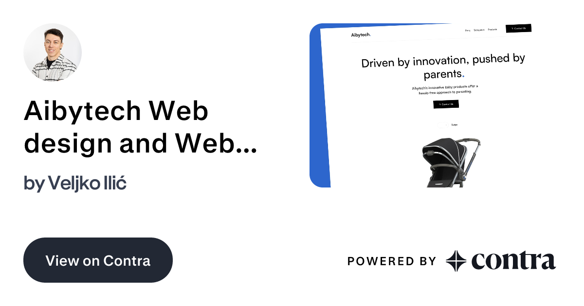 Aibytech Web design and Webflow development by Veljko Ilić