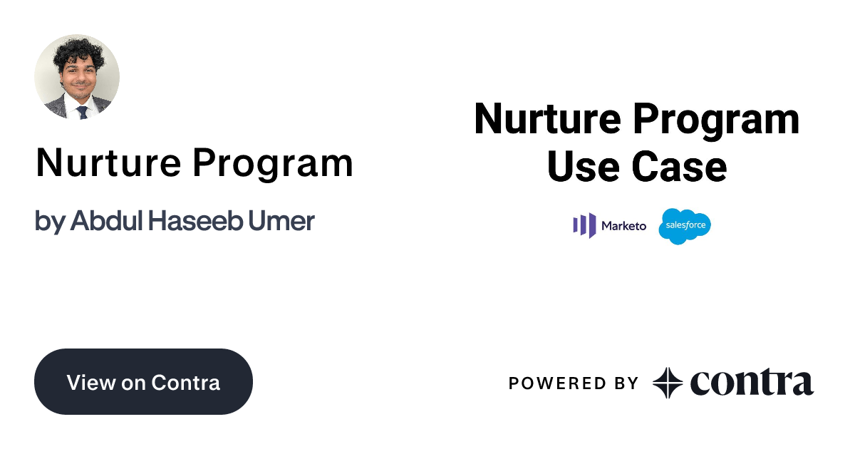 Nurture Program by Abdul Haseeb Umer