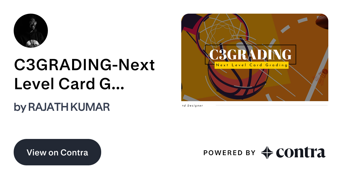C3GRADING-Next Level Card Grading :: Behance by RAJATH KUMAR