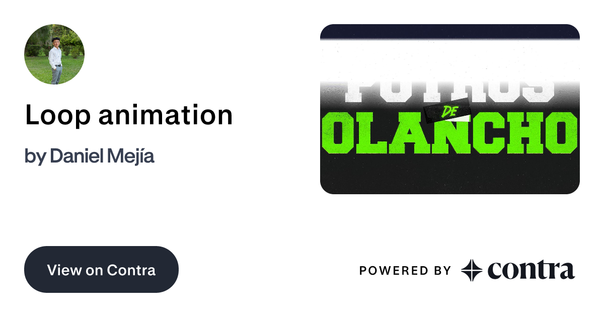 Loop animation by Daniel Mejía