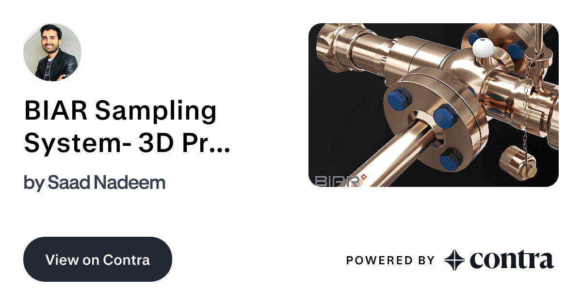 BIAR Sampling System- 3D Product Animation by Saad Nadeem