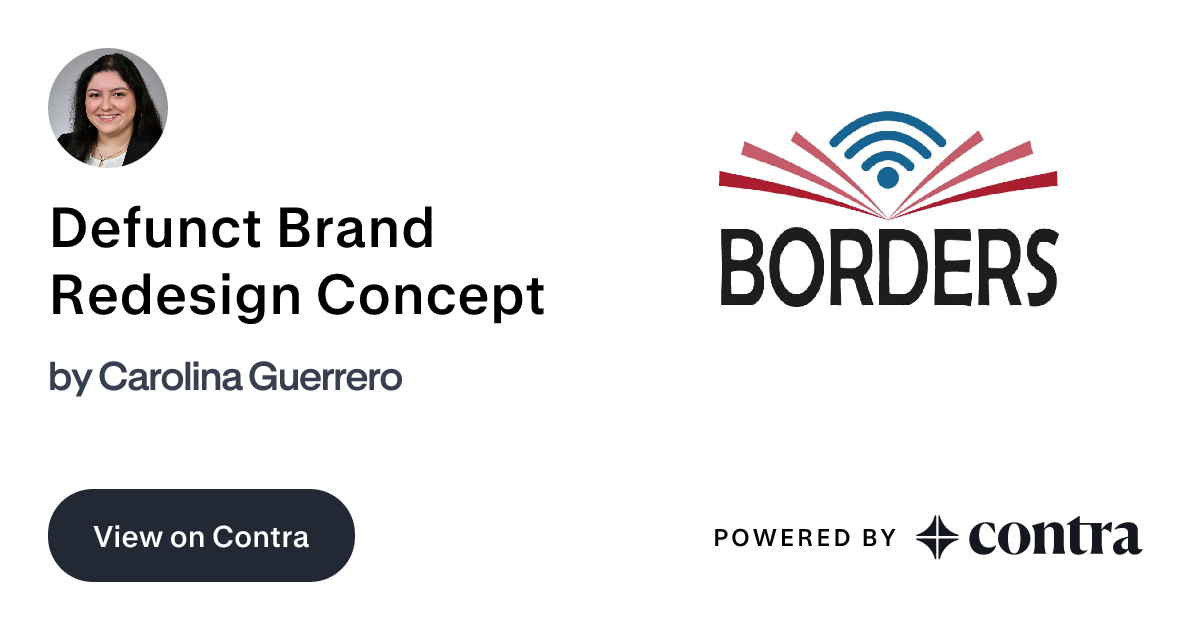 Defunct Brand Redesign Concept by Carolina Guerrero